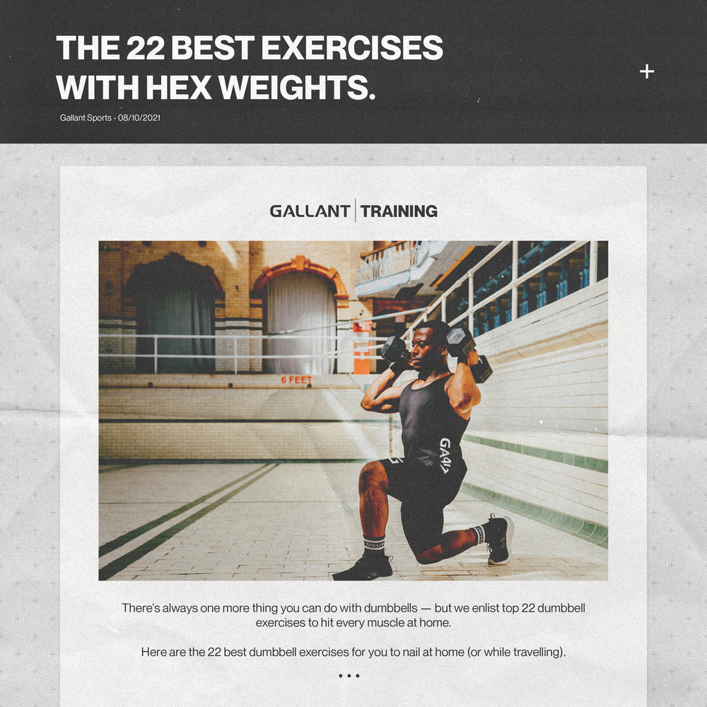 The 22 Best Hex Weight Exercises to Get Fit at Home – Gallant Sport