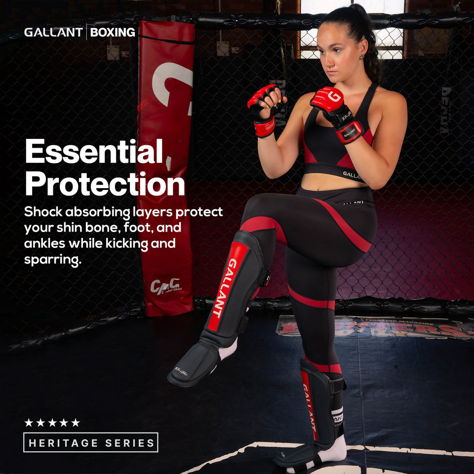 Muay Thai & MMA Shin Guards | Kickboxing Shin Protectors – Gallant Sport